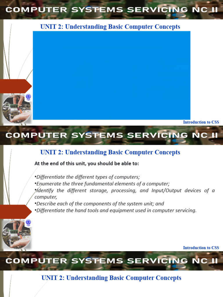 Introduction To CSS (Unit 2 Lesson 2) | PDF | Random Access Memory | Central Processing Unit