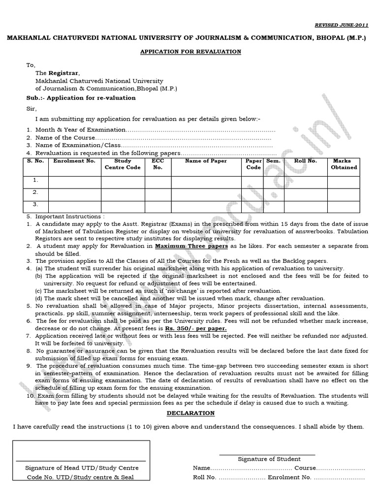 Revaluation Application Guide | PDF | Justice | Crime & Violence