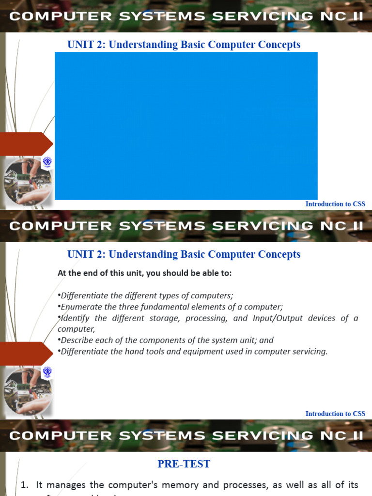 Introduction To CSS (Unit 2 Lesson 1) | PDF | Personal Digital Assistant | Personal Computers