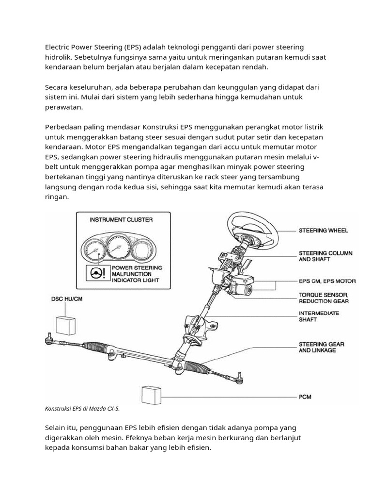 Electric Power Steering | PDF | Teknologi & Rekayasa