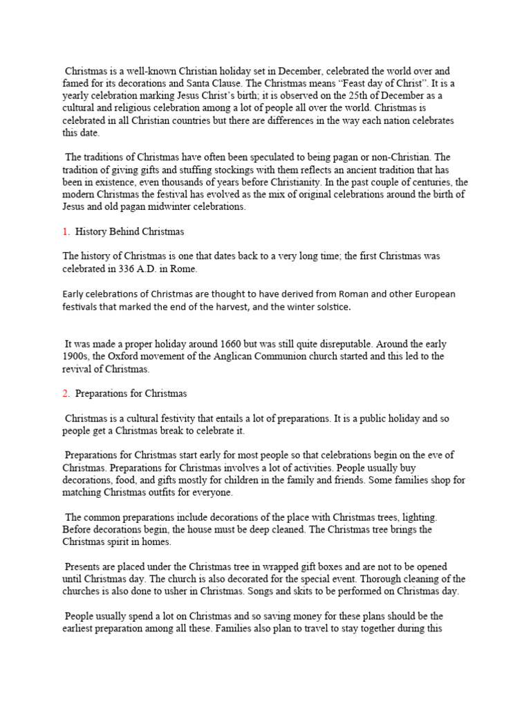 Christmas Presentation | PDF | Christmas | Holidays