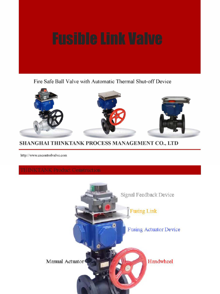 Catalog-Fusible Link Valve | PDF