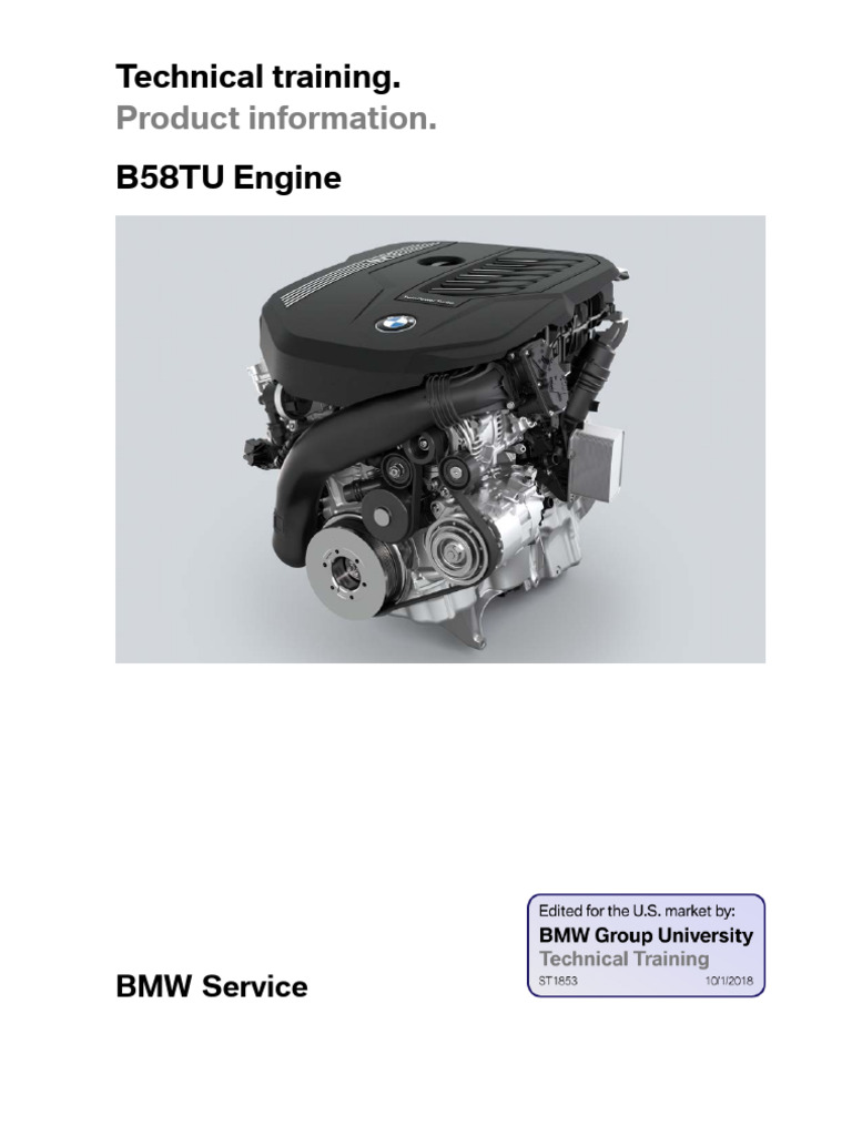 B58TU Engine | PDF | Fuel Injection | Engines