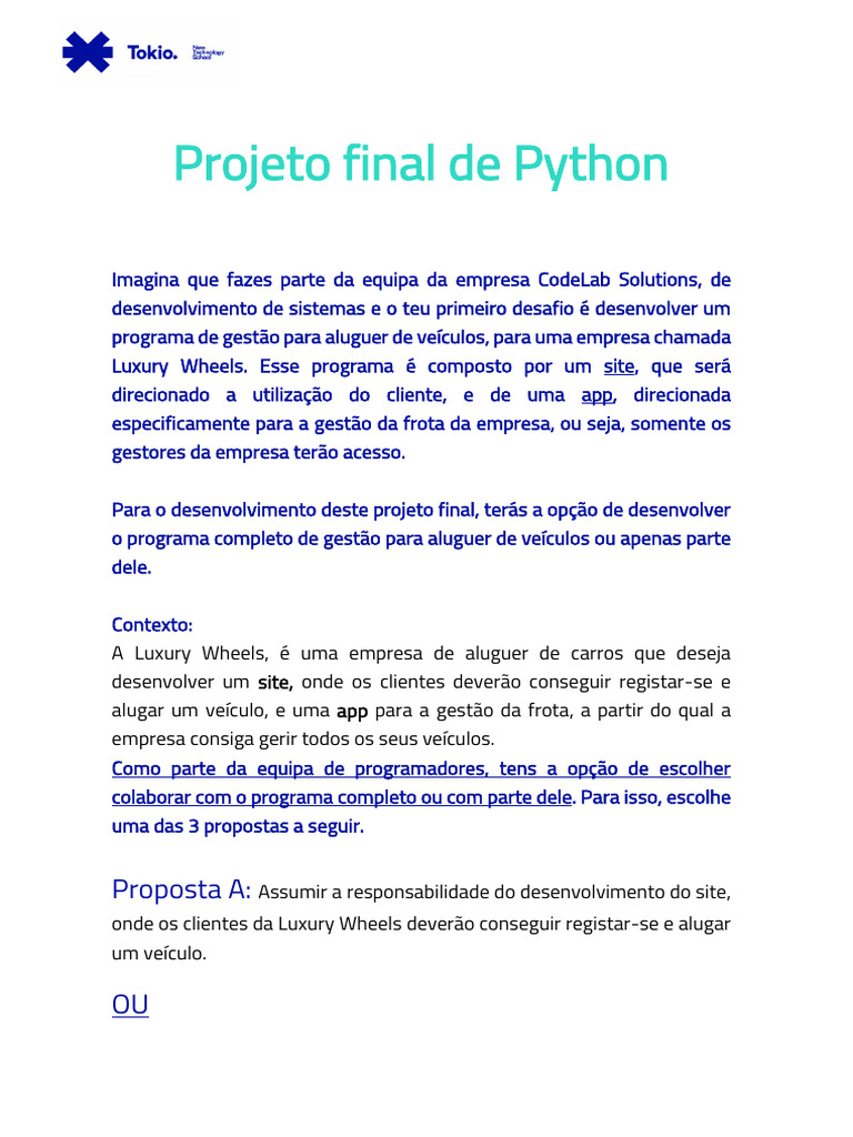Projeto Final de Python | PDF | Aplicativo para celular | Bancos de dados