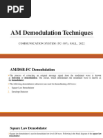 Envelope Detector in AM Demodulation | PDF | Detector (Radio ...