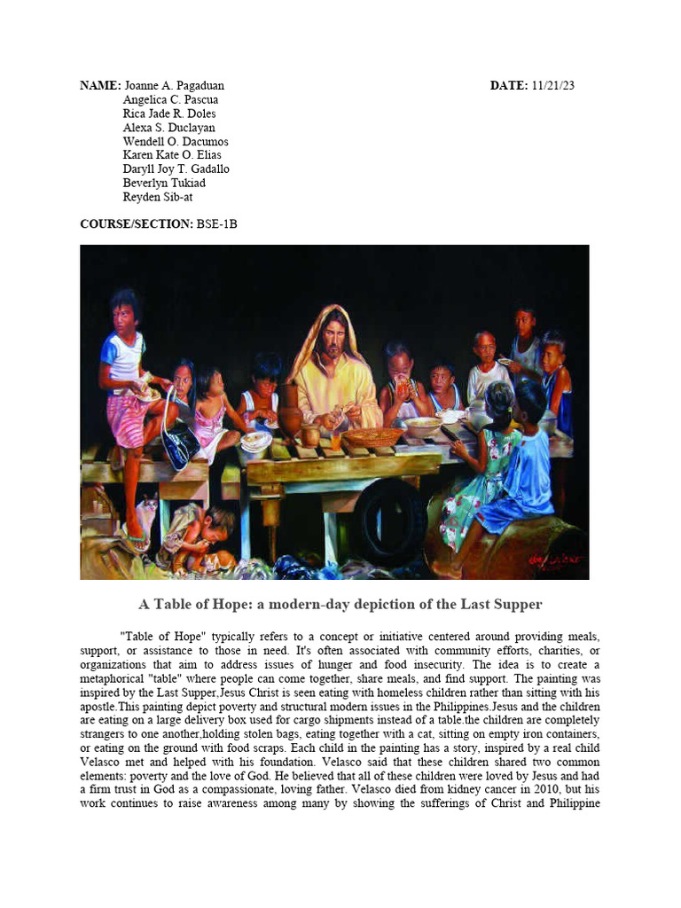 Table of Hope | PDF | Love | Faith