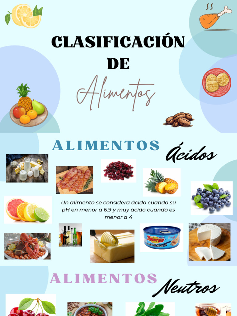 Clasificación de Alimentos | PDF