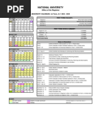 NU Fairview Detailed Calendar TERM-2-AY2024-2025 | PDF | Christian ...