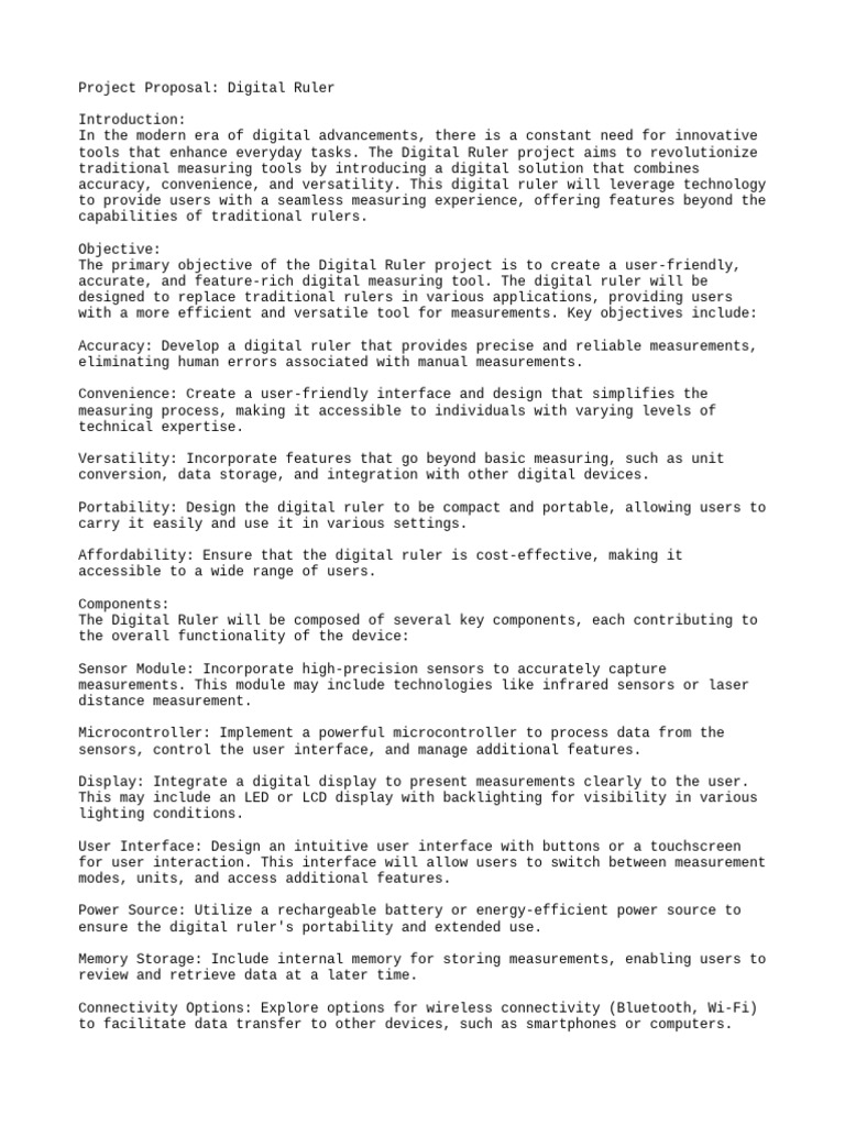Digital Ruler Using Arduino | PDF | Arduino | Usability