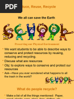 Reduce, Reuse, Recycle Practice Quiz | PDF