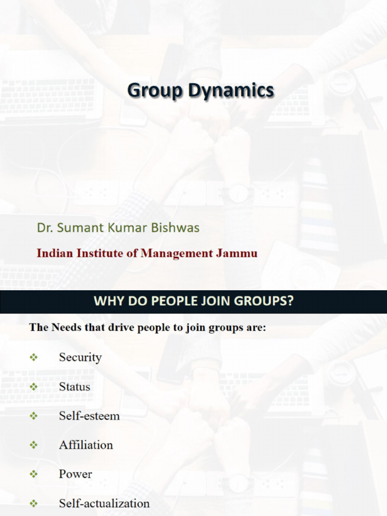 Session 15 - 16 Group Dynamics - Final 1 Sep 2022 | PDF