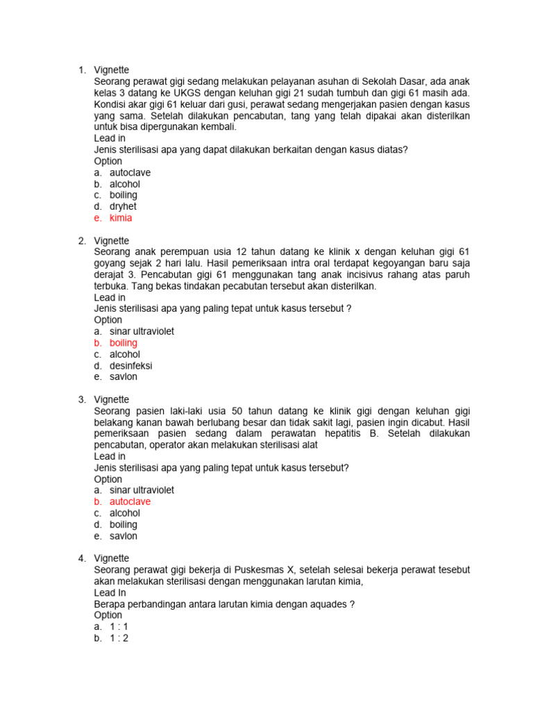 Soal To Lokal JKG Tasik 1 | PDF