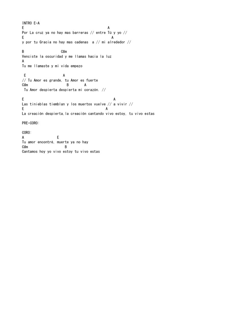 Tu Amor Despierta Mi Corazon | PDF