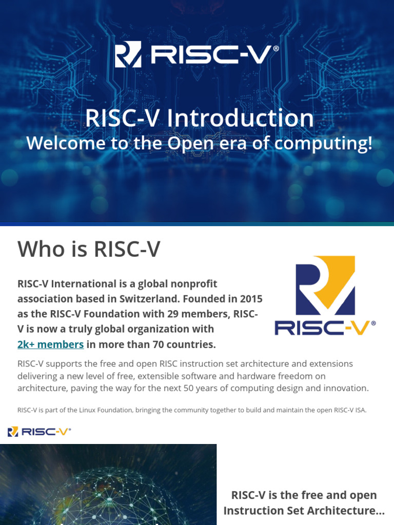 RISC V Introduction - Aug 2021 | PDF | Central Processing Unit | System On A Chip