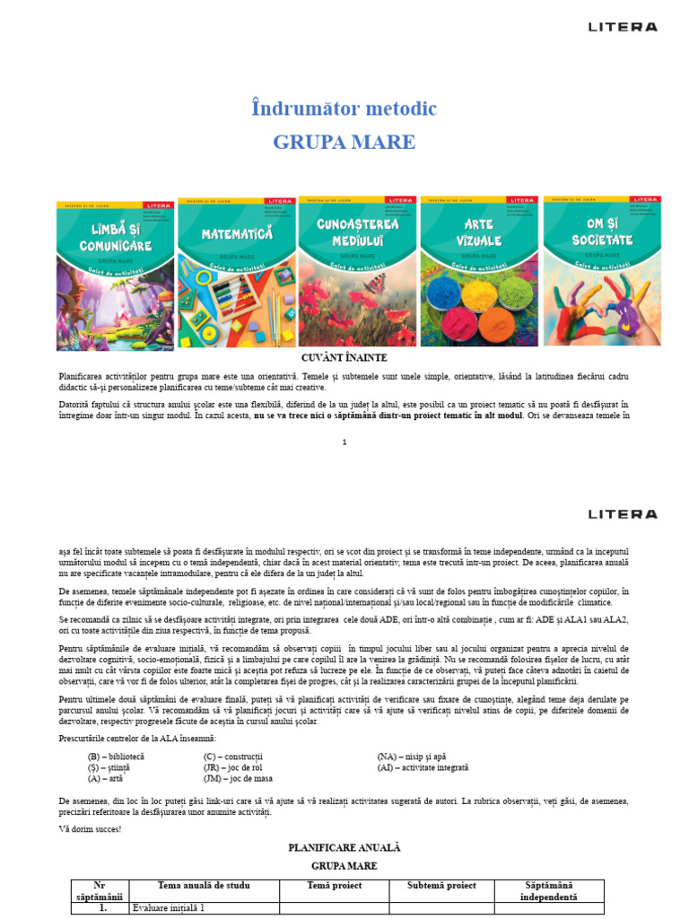 Indrumator Grupa Mare Word | PDF