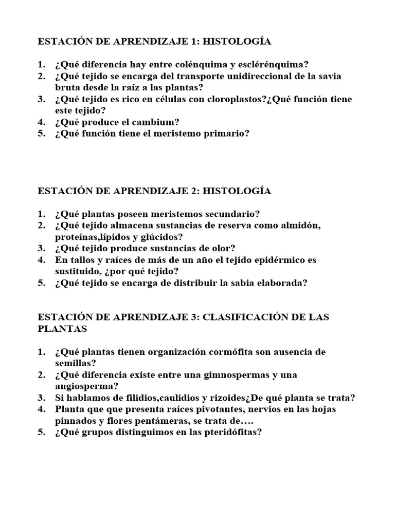 Estaciones de Aprendizaje | PDF | Hogar, jardinería y bricolaje ...