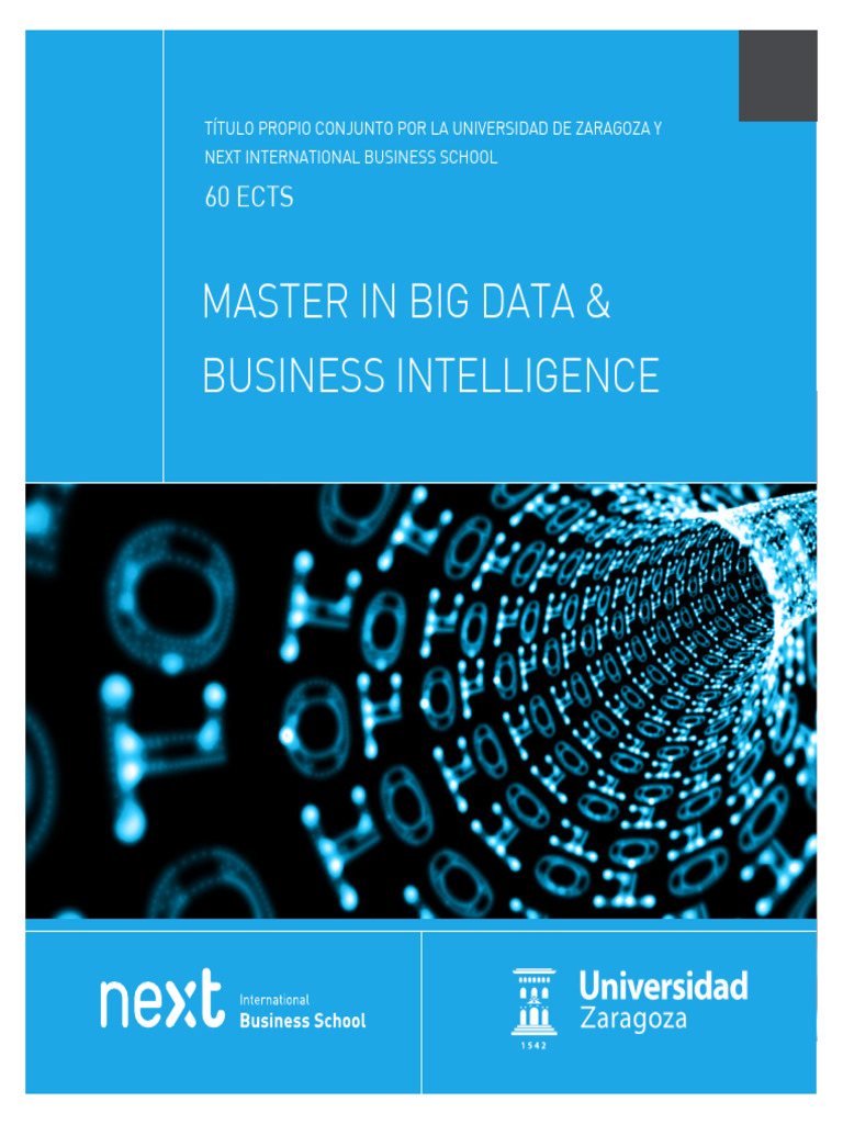 Dossier Master in Big Data & Business Intelligence | PDF | Big Data ... Dossier Master in Big Data & Business Intelligence | PDF | Big Data ...
