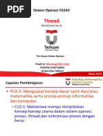 Proses dan Thread dalam Sistem Operasi | PDF