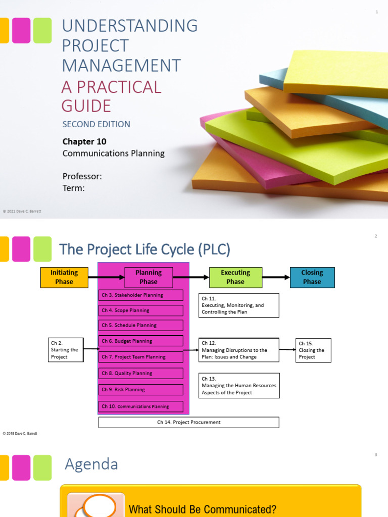 Chapter 10 - Communications Planning | PDF | Project Management | Communication