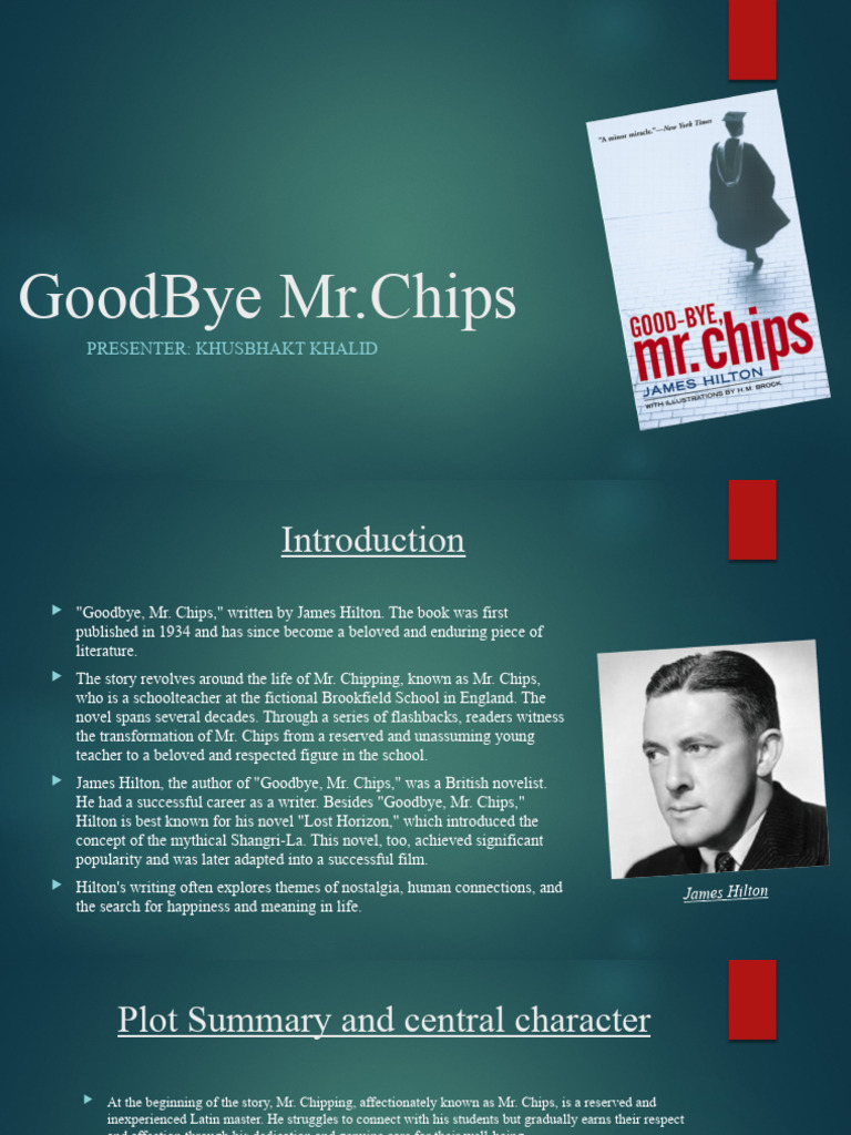 GoodBye MR Chips | Download Free PDF | Psychology