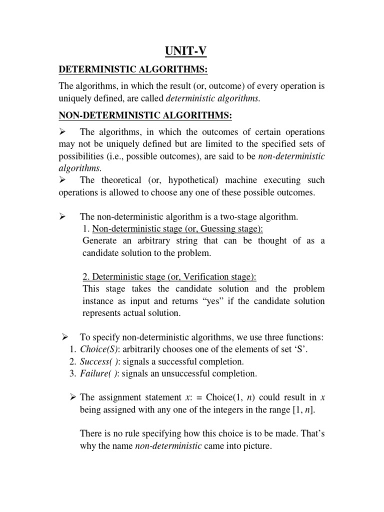 DAA Unit5 Part-1 | PDF | Algorithms | Time Complexity DAA Unit5 Part-1 | PDF | Algorithms | Time Complexity