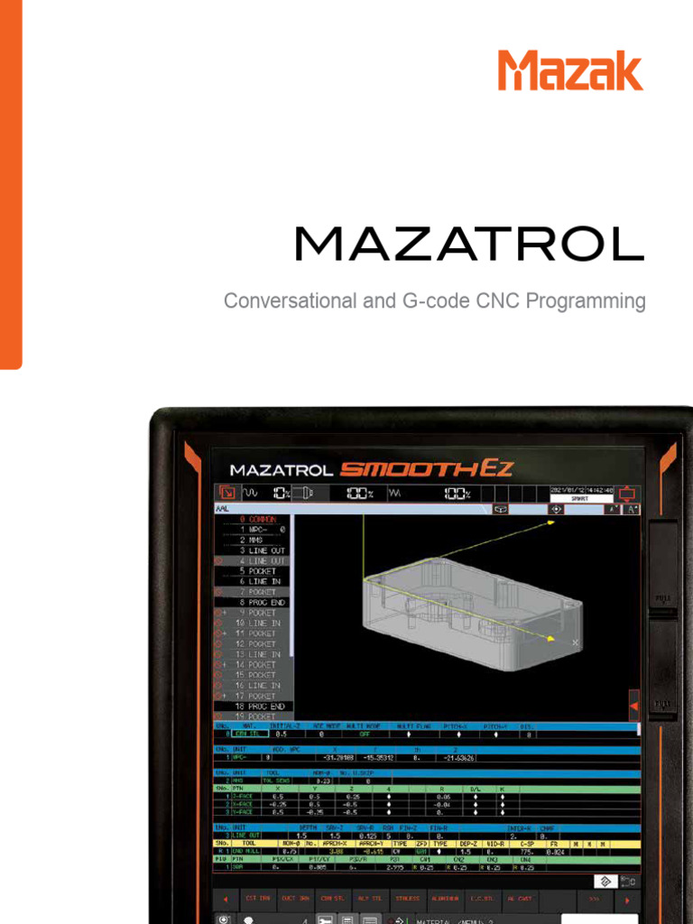 MAZATROL: Advanced CNC Programming Solutions | PDF | Numerical Control ...
