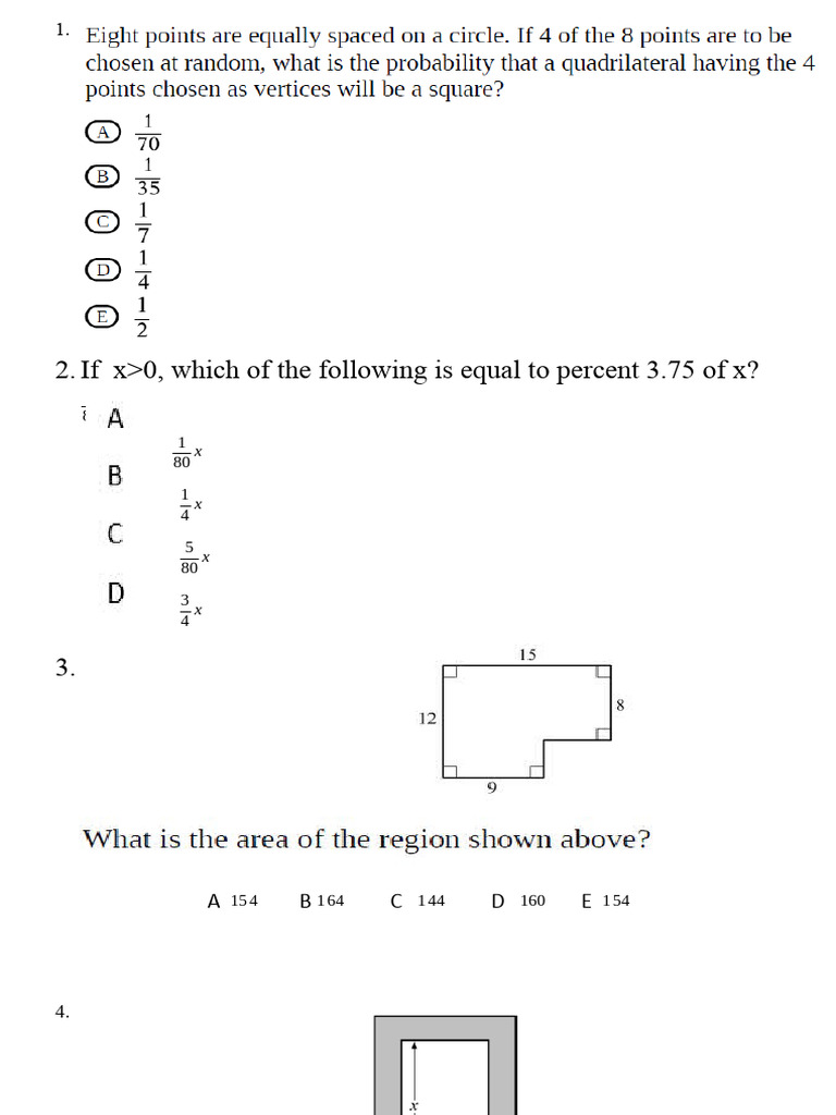 GRE Real Exam Tests | PDF