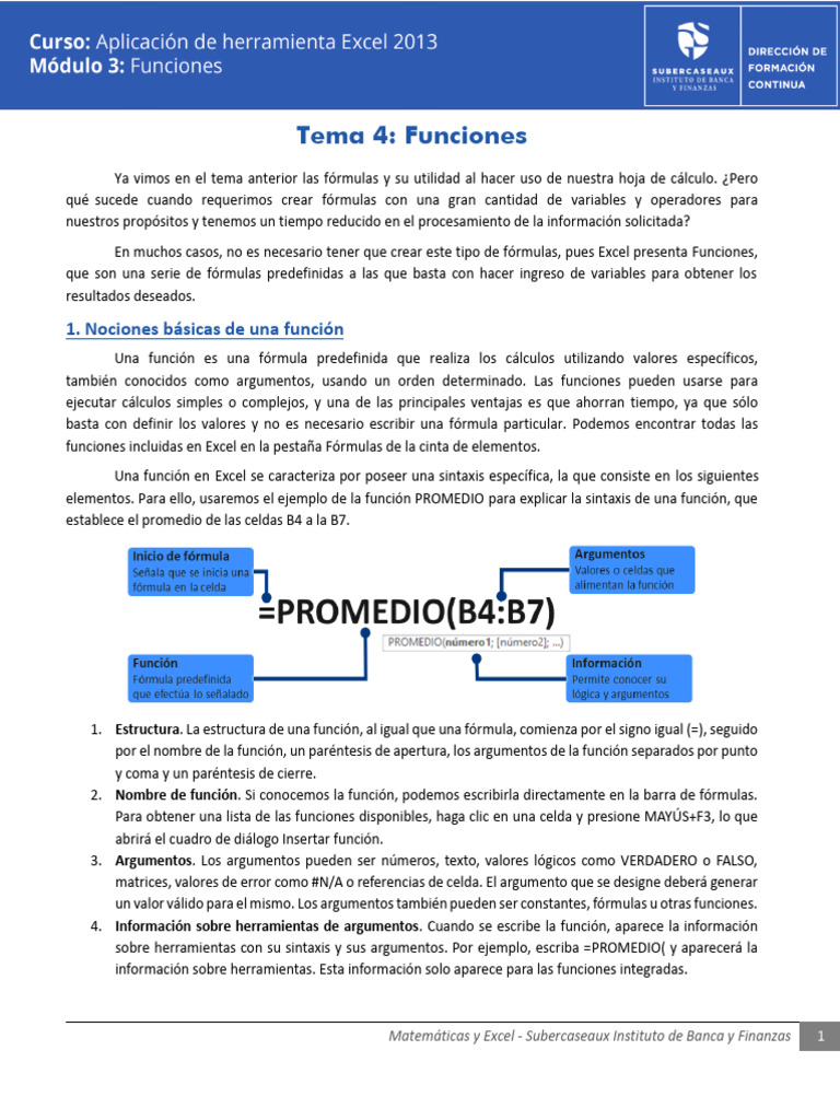 Exel 3 | PDF | Microsoft Excel | Oblicuidad