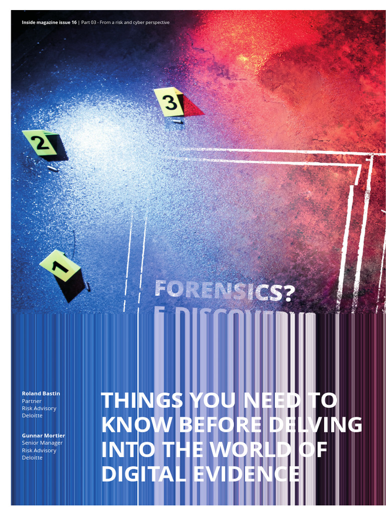 Lu Forensics e Discovery Things To Know Delving Into World Digital ...