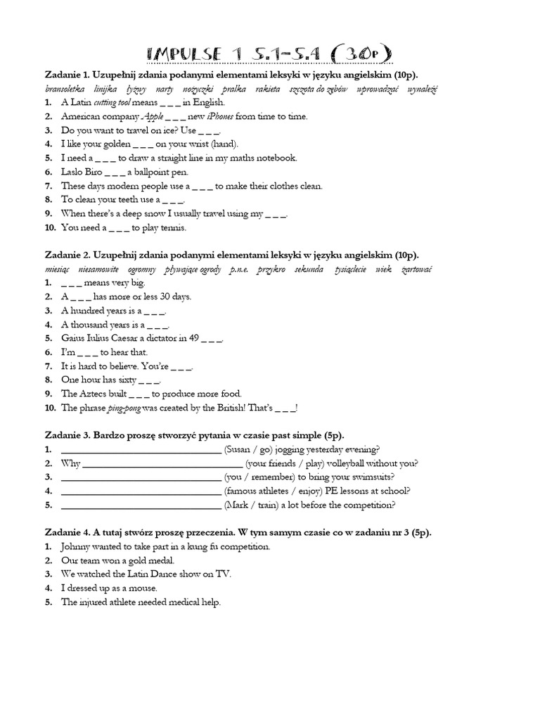 Impulse 1 5 - 1 | PDF