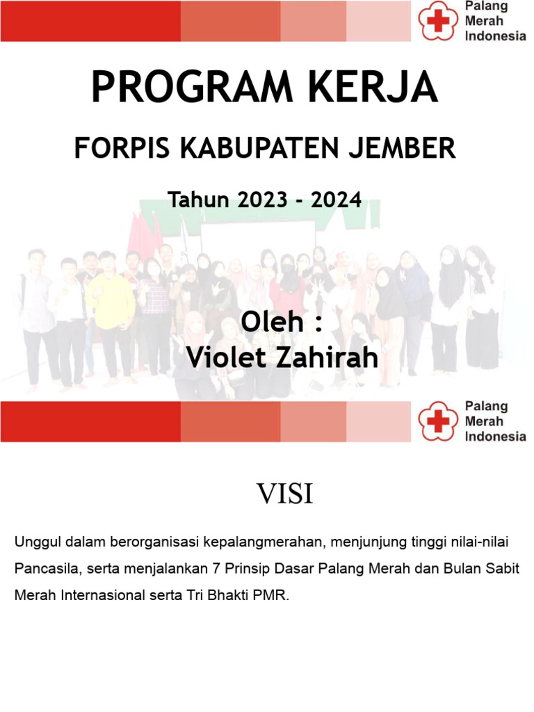 Proker Forpis Kab Jember 2023-2024 | PDF
