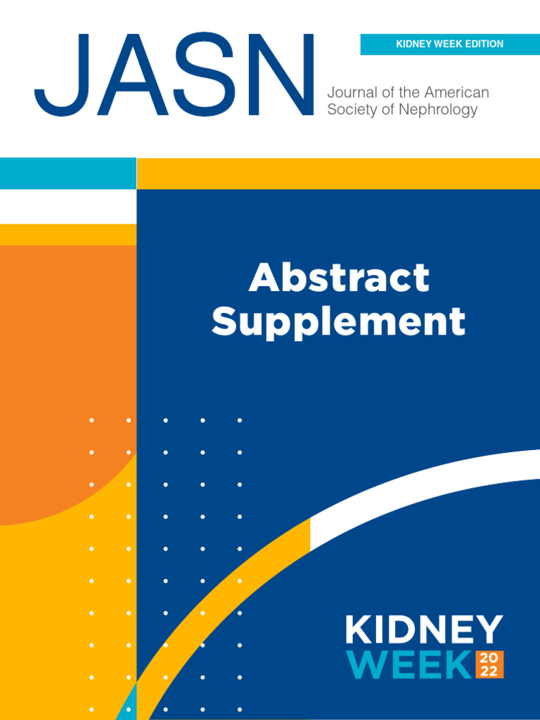 KW 22 Abstracts | PDF | Chronic Kidney Disease | Medical Specialties