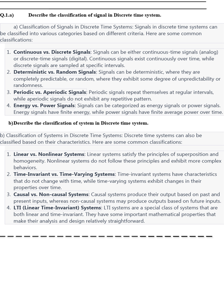 DSP Notes UT-I | PDF | Discrete Fourier Transform | Low Pass Filter DSP Notes UT-I | PDF | Discrete Fourier Transform | Low Pass Filter
