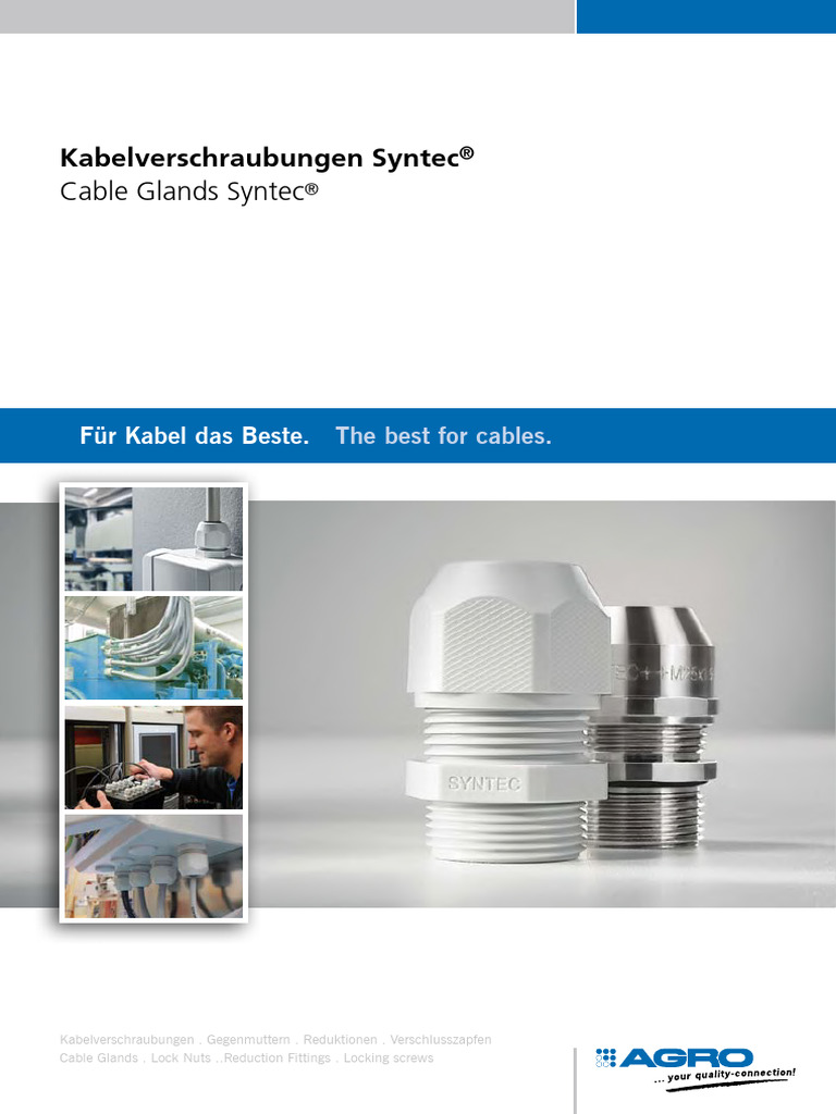 Cable Glands Syntec (Agro AG) | PDF