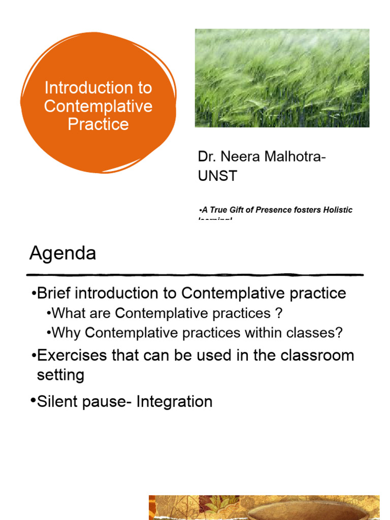 Neera Malhotra OIA-Contemplative Pedagogy | PDF | Meditation ...