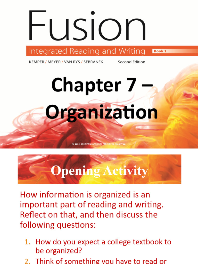 Chapter 7 Organization | PDF | Learning | Cognitive Science