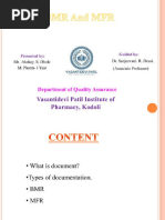 Sample BMR | PDF | Tablet (Pharmacy) | Chemistry