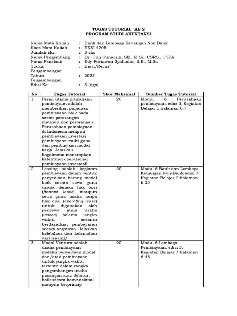 TUGAS 2 - EKSI4205 - Desak Putu Laras Indriani | PDF