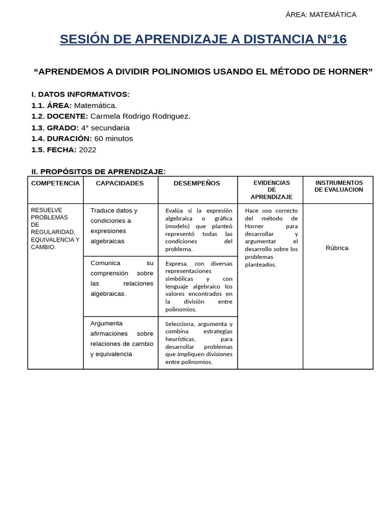 Sesi N 16 | PDF | Aprendizaje | Maestros
