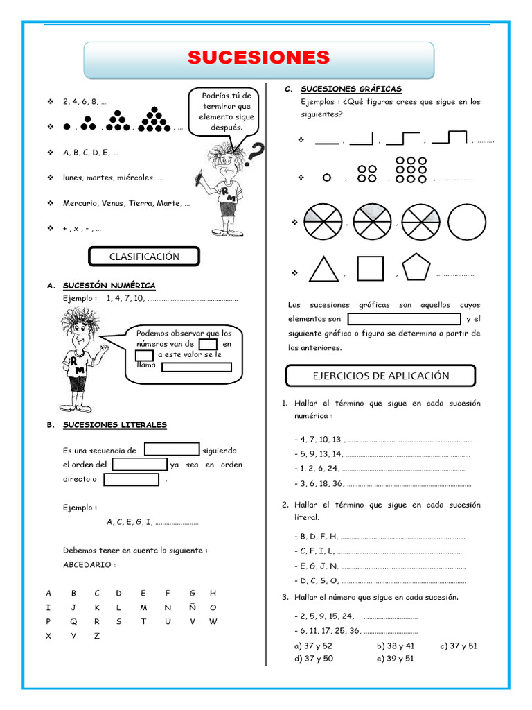 Sucesiones | PDF | Secuencia