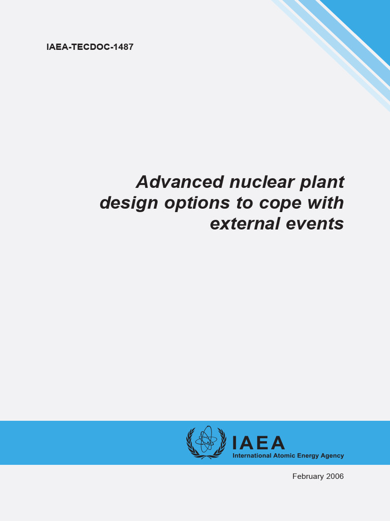 Advanced Nuclear Plant Design Options To Cope With External Events ...