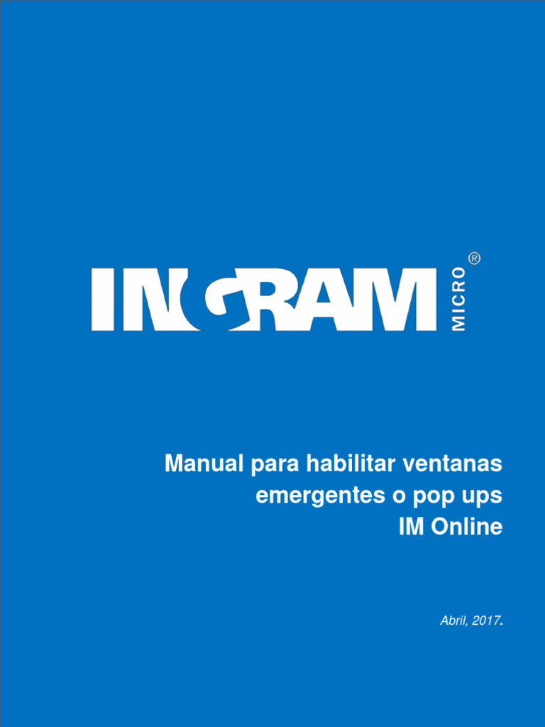 Habilitar Ventanas Emergentes en Navegadores | PDF | Software web ...