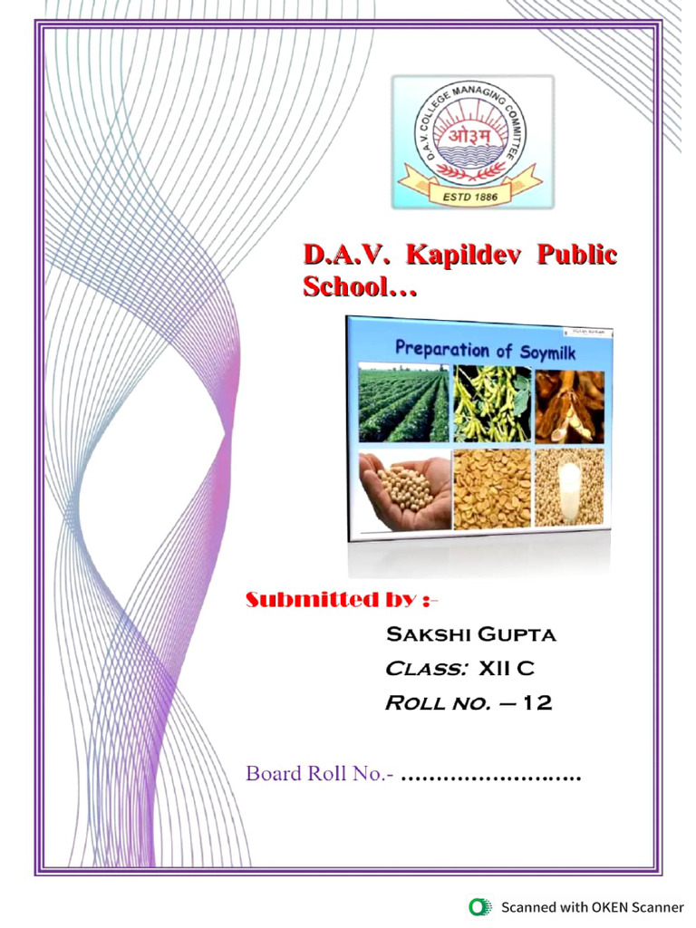 Preparation of Soyabean Milk and Its Comparison With The Natural Milk ...