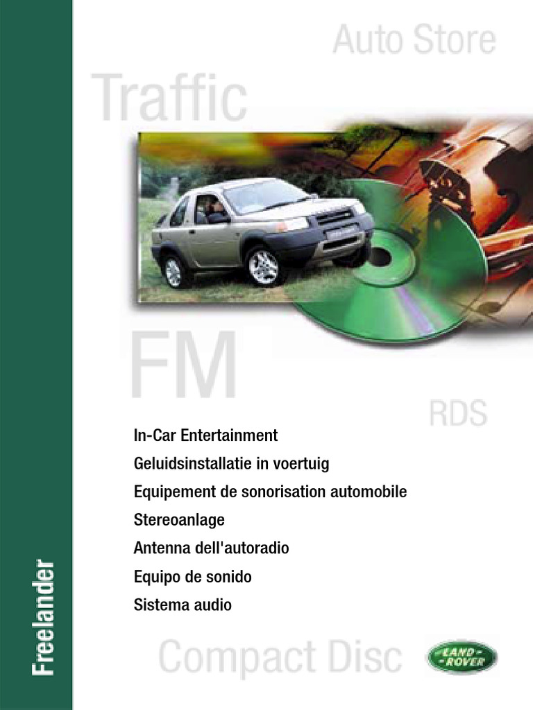 LRL0309 ENG - Land Rover Freelander 1999 - In-Car Entertainment - CD ...
