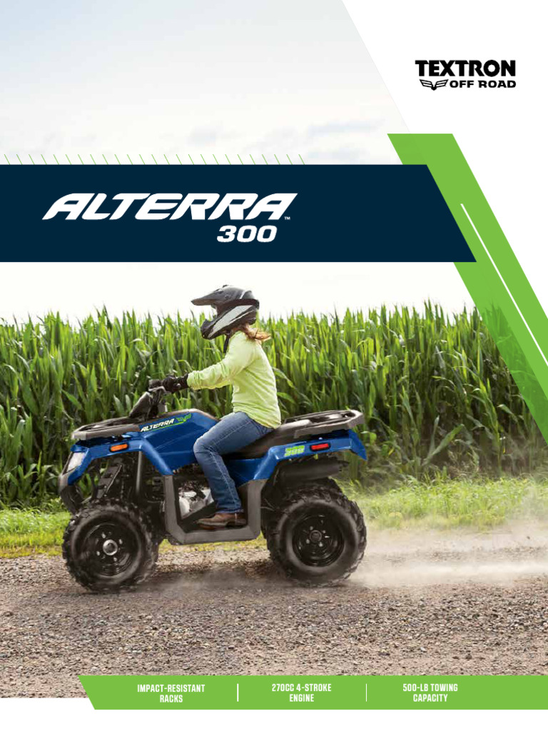 AC - Alterra-300 ATV | Download Free PDF | Product Introductions | Transport