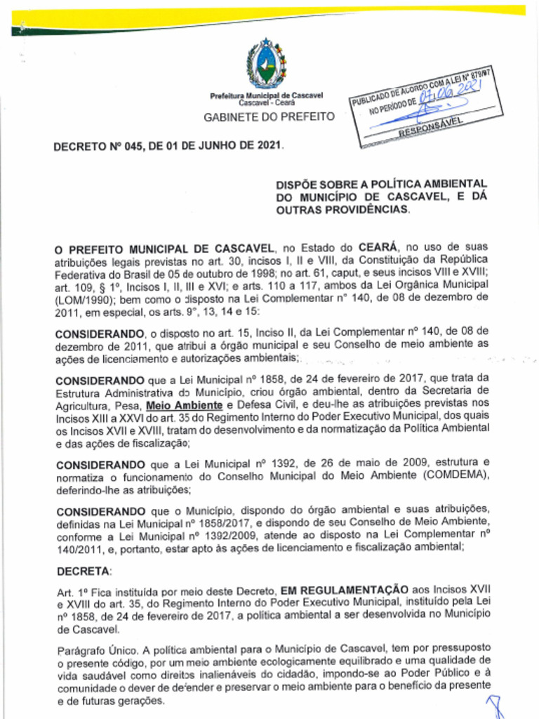 Decretos 045 2021 0000001 | PDF