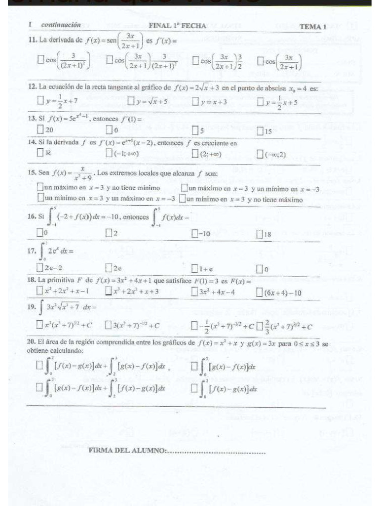 Ultimo Repaso Matematica 51 CBC | PDF