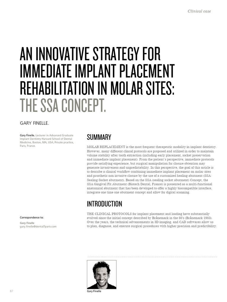 2021 Finelle Innovative Strategy SSA Gingival Fit SEPA 1 | PDF | Dental ...