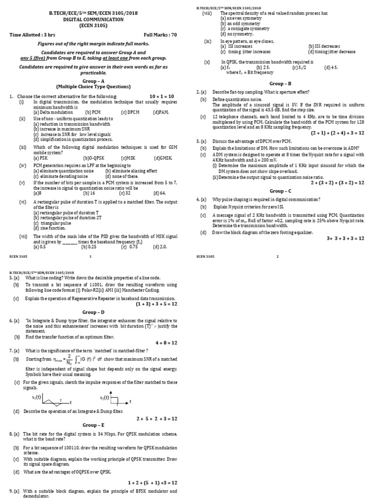 2018 | PDF | Sampling (Signal Processing) | Bandwidth (Signal Processing)