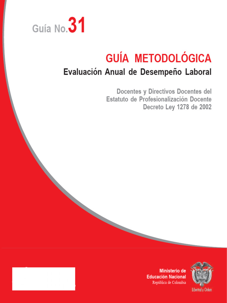 Guia31 MEN | PDF | Evaluación | Enseñando